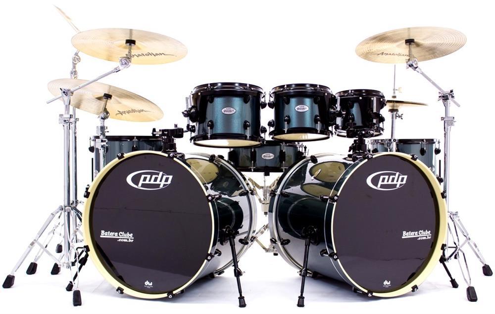 Bateria PDP by DW Double Drive 8-Piece Gray Metal Double Bass (Shell ...